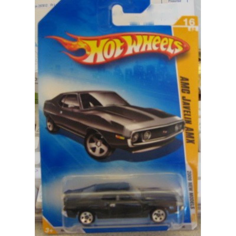 Hot Wheels 2009-016 AMC Javelin AMX New Models BLACK 1:64 Scale ...