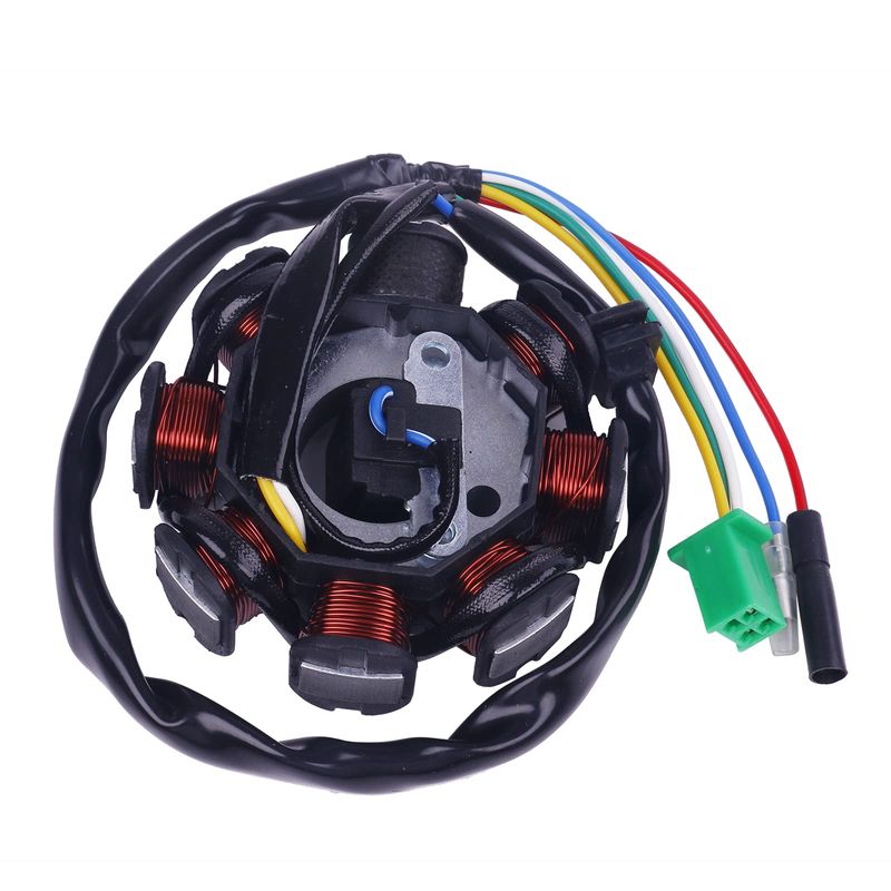 Glixal GY6 125cc 150cc 8 Coil Magneto Alternator Stator for 152QMI ...