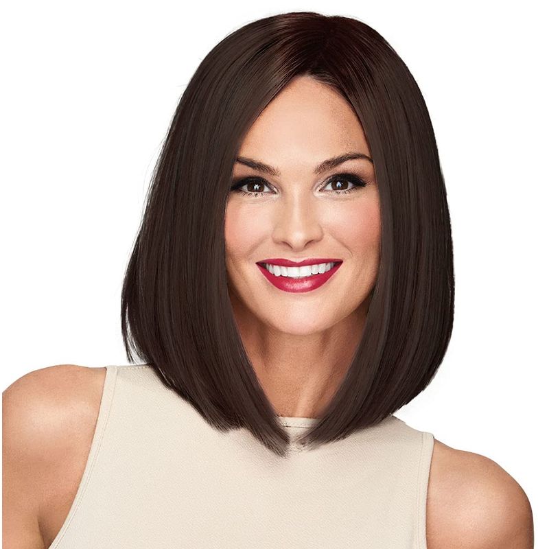 Hair u wear Current Events Long Textured Bob Wig, Average Size Cap, RL2 ...