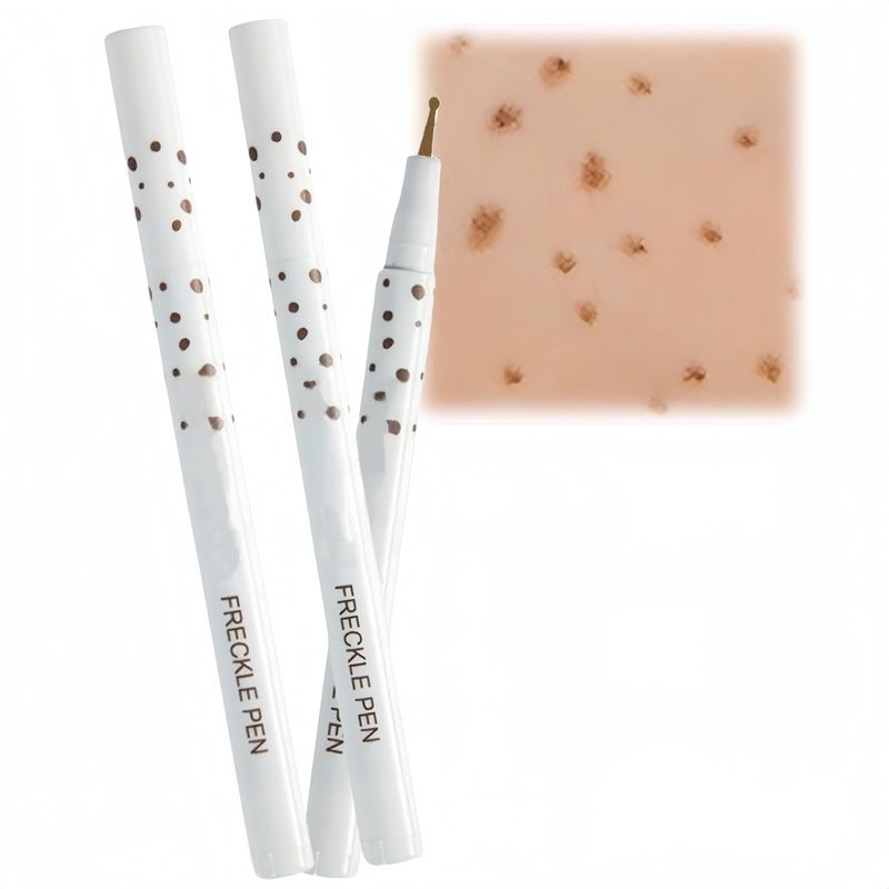 Natural Freckle Pen - Waterproof & Long-Lasting Freckle Tattoo Stamp ...