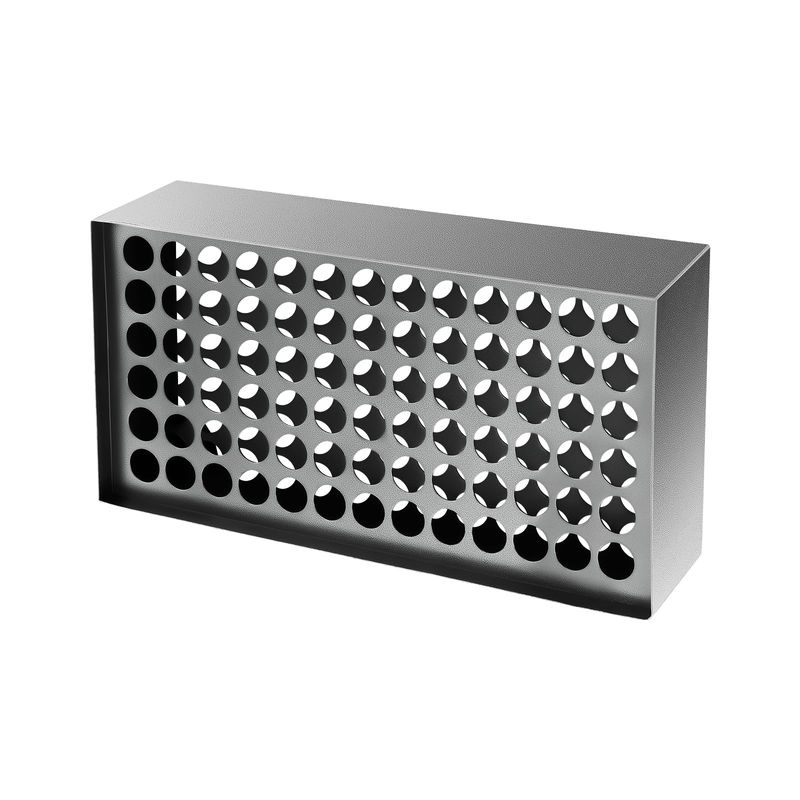 Kllkmmws 78 Holes Tattoo Ink Rack Wall Mounted Iron Pigment Ink Tattoo Bottles Holder Display ...