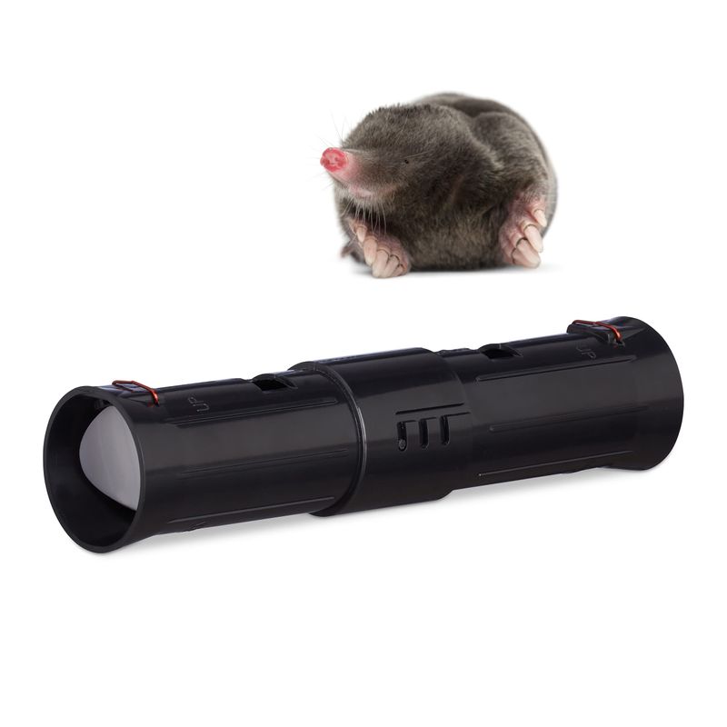 Relaxdays Catch and Release Live Mole Trap, Adjustable Length, Check ...
