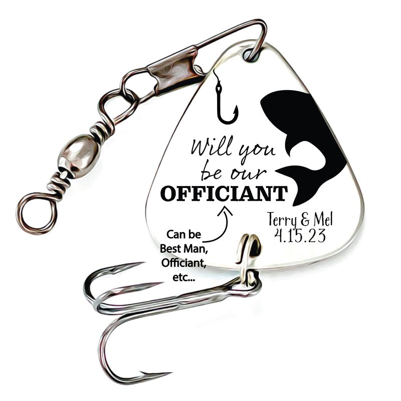 Usher Gift Will You Be Our Usher Gift Personalized Pastor Fishing Lure ...