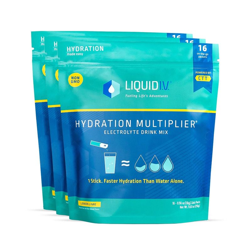 Liquid I.V. Hydration Multiplier - Lemon Lime - Hydration Powder ...