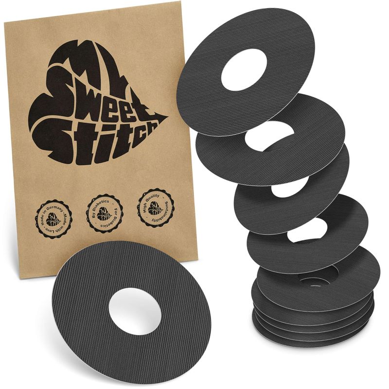 MySweetStitch - 10 x Freestyle Libre 3 plasters, round, ring patch ...