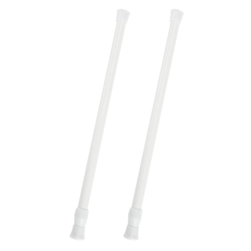 Tension Rod, 2Pcs Tension Rods, Net Curtain Rods Extendable, 30-50cm ...