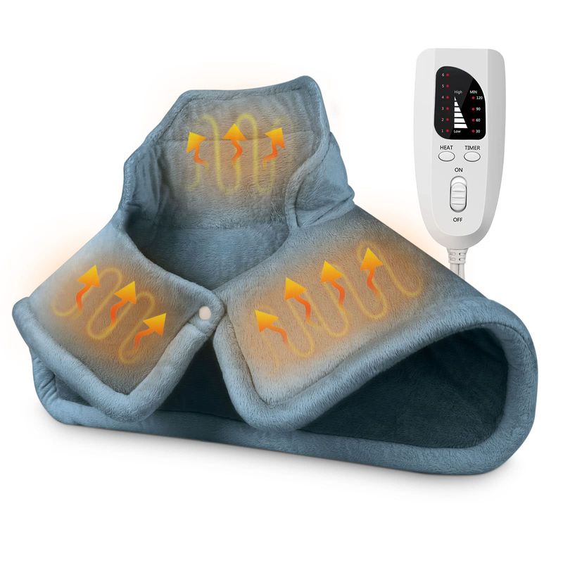 CSHU Hot Mat, Electric Pad, Shoulder, Energy Saving, 4-Way Neck ...