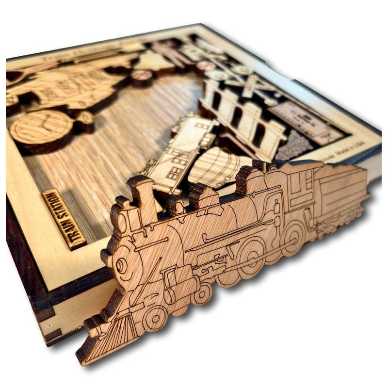 Train Heritage - Railroad Brain Teaser Puzzle by Creative Crafthouse ...