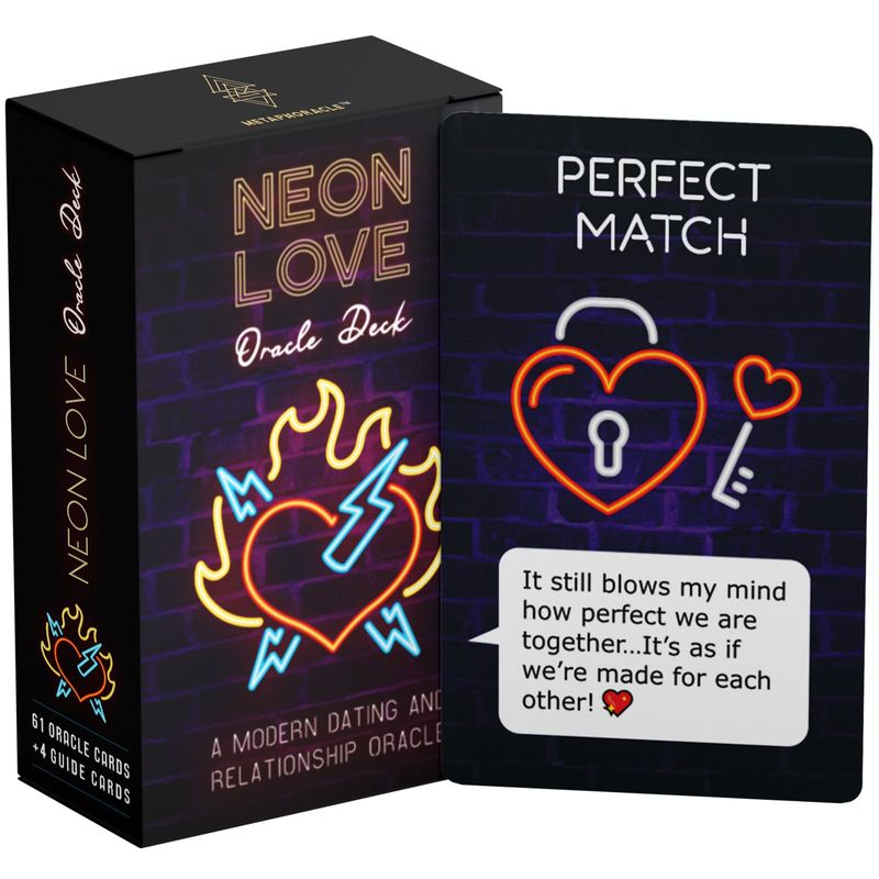 Neon Love Oracle Deck: A Modern Dating and Relationship Oracle - Reveal ...