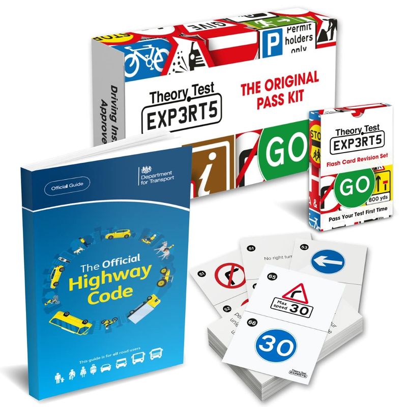 The Highway Code 2025 UK + 128 Road Signs Flash Cards 2025 UK (Highway ...
