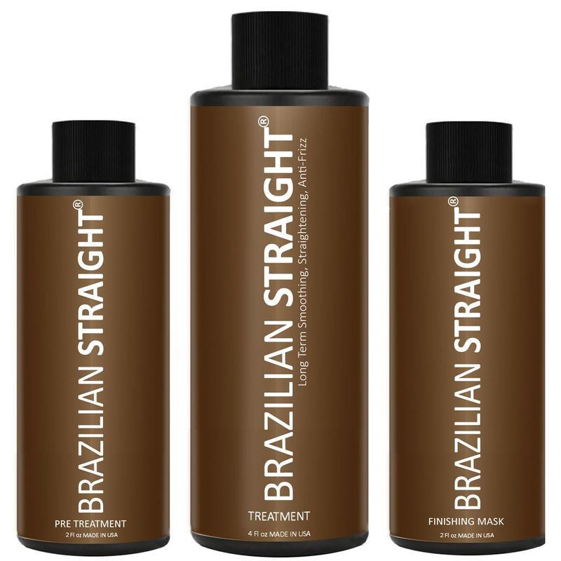 Formaldehyde-Free BRAZILIAN STRAIGHT Keratin Hair Straightening ...