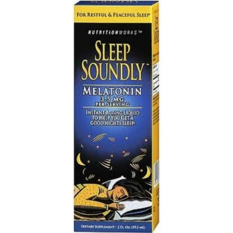 Sleep Soundly Melatonin, 2-Ounce Bottles (Pack of 3) - EveryMarket