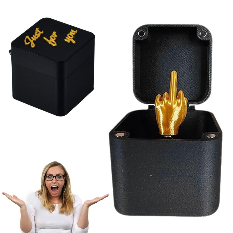 AWAVM Middle Finger Surprise Gift Box, Middle Finger in a Box for ...