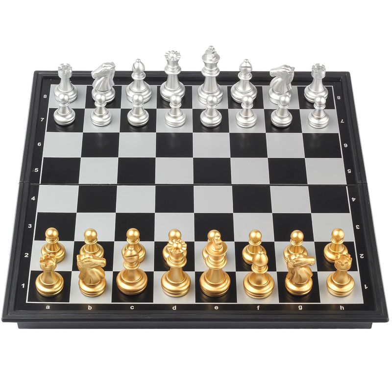 Travel Chess Set Magnetic Vikutu 9.7 Inches Portable Small Folding ...
