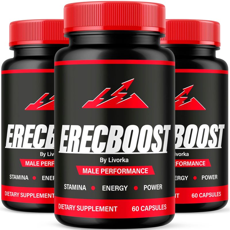 (3 Pack) Erecboost Capsules for Men, Erecboost Original, Erecboost for ...