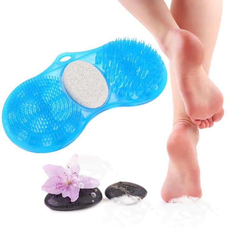 Foot Shower Scrubber, Foot Scrub Acupressure Massager Foot Massage ...