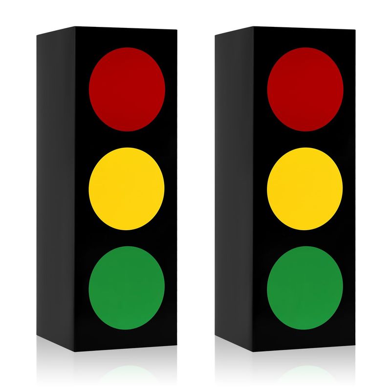 2pcs Traffic Light Favor Boxes for Kids, Creative Traffic Light Lamp ...