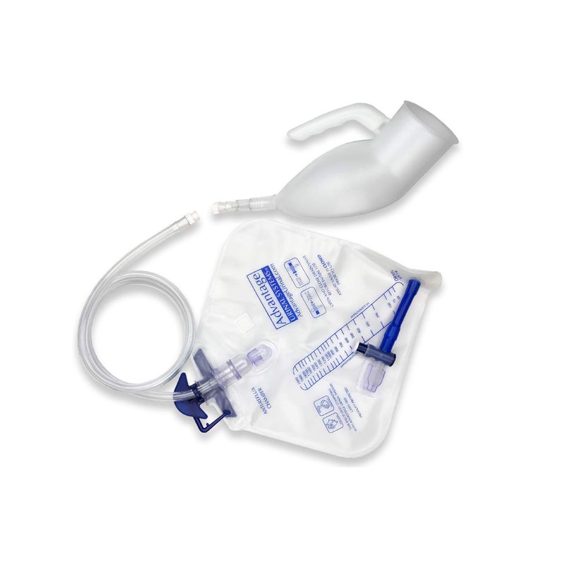 Reusable Portable Standard Male Advantage Urinal System with Spill ...