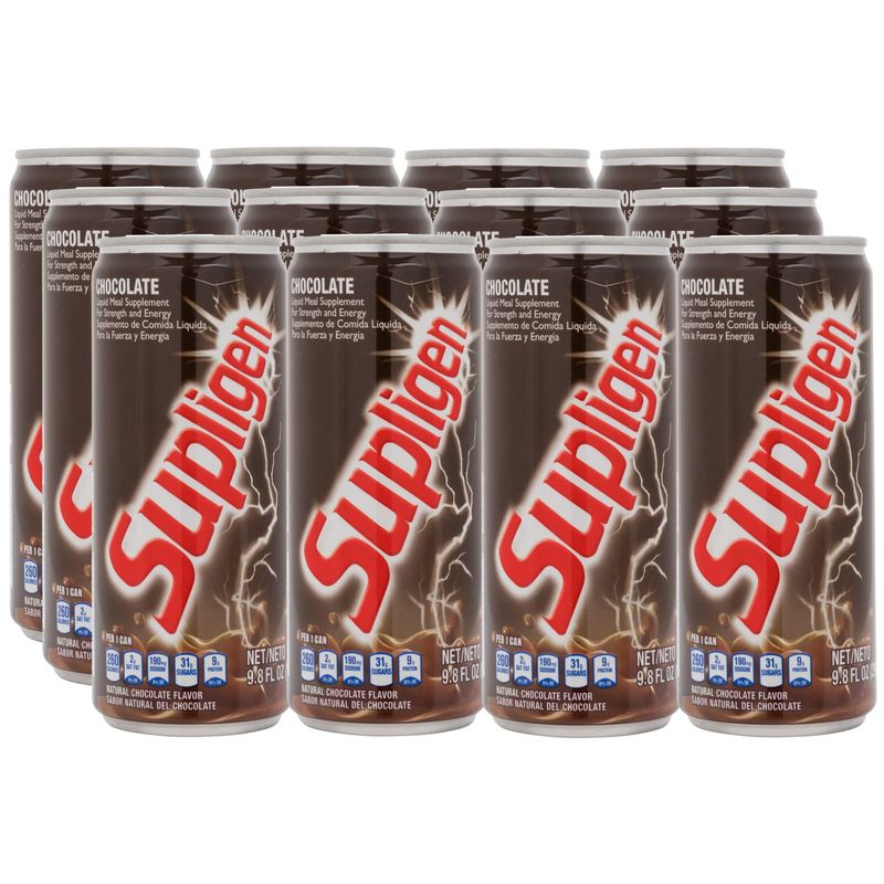 Supligen Chocolate Liquid Meal Supplement for Strength and Energy, 9.87 ...