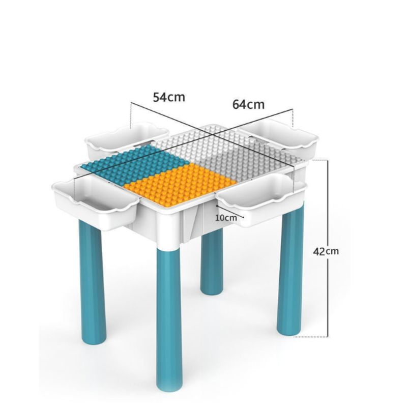Kids Table & Chair, Block Play, Block Table, Learning Puzzle ...