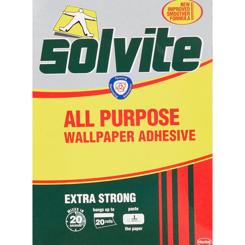 Solvite All Purpose Wallpaper Adhesive with Long-Lasting Results ...