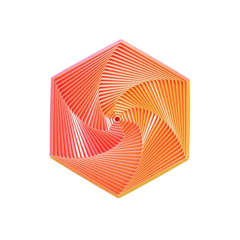 Fractal Fidget Hexagon: 3D Printed Infinity Fidget Toy for Stress ...