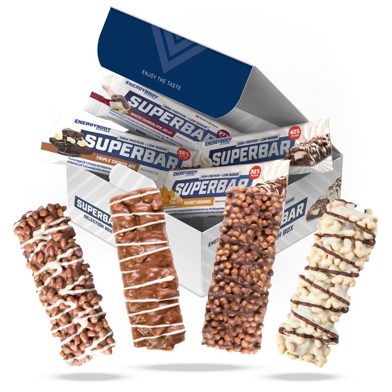 Energybody® Superbar High Protein Bar Mix Box 12 x 50 g / Protein Bar ...