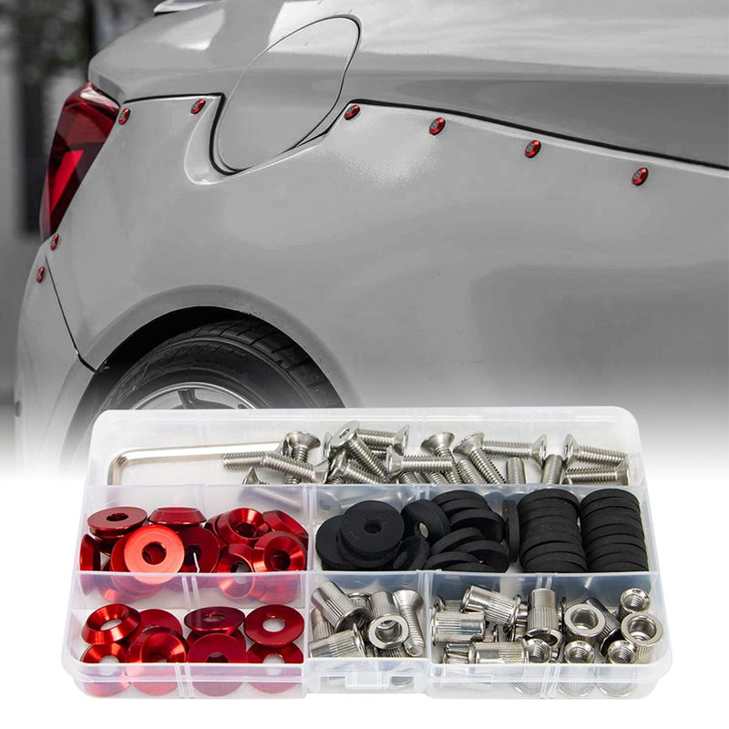 Shopauto Anodized Aluminum Washer Hardware Kit Compatible with Widebody ...