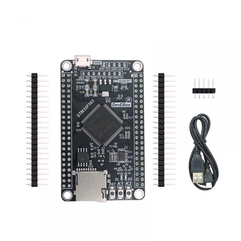 STM32F103VET6 Entwicklungsplatine, STM32 Cortex M0 System Board Core Mini System ...