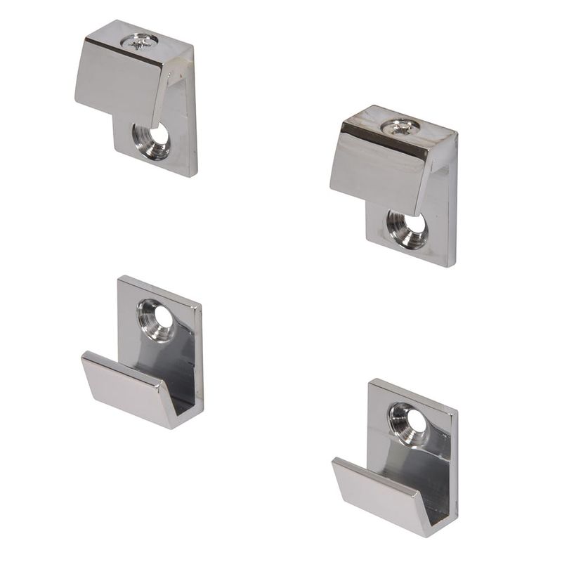 CRL Chrome 5/8" Wide Beveled Mirror Clips - Set - Online Marketplace ...