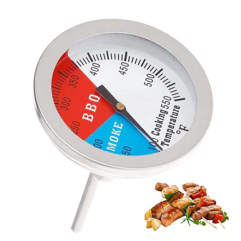 Grill Thermometer Stainless Steel Grill Fahrenheit Thermometer Oven ...