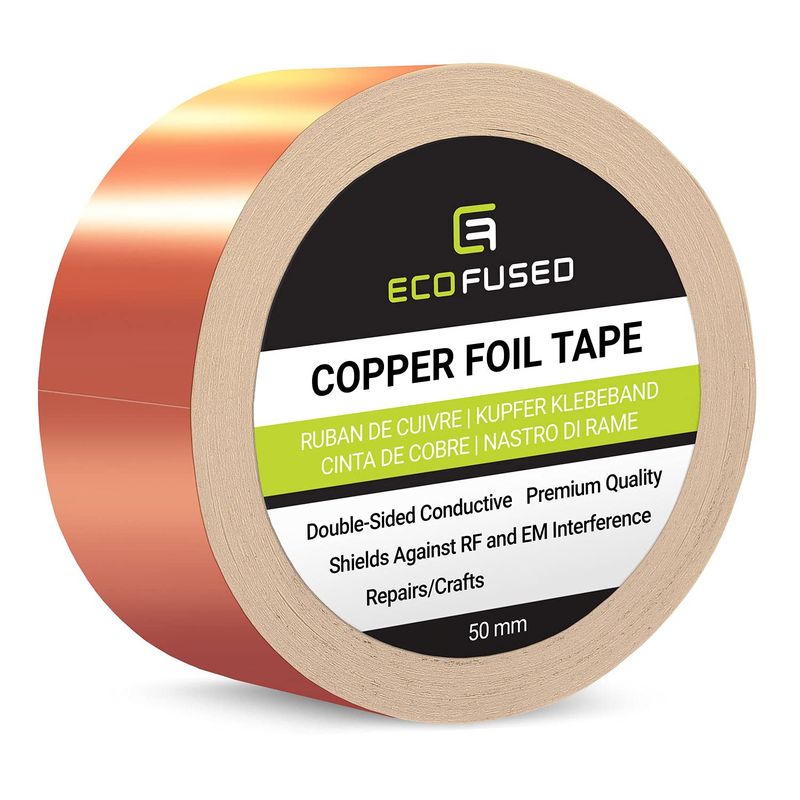 Eco-Fused Premium Adhesive Copper Foil Tape - Double Sided Conductive ...