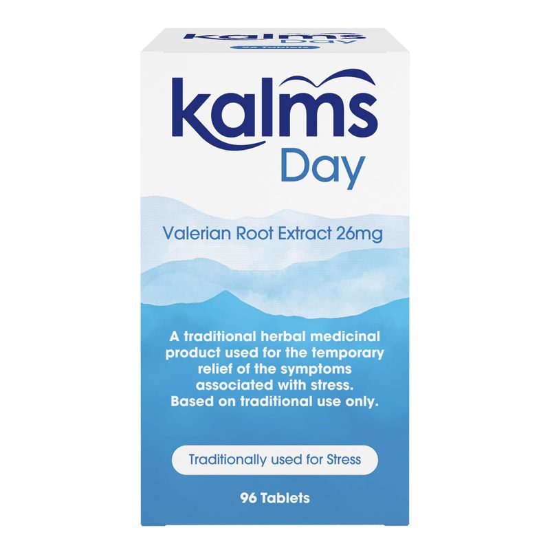 Kalms Day 96 Tablets - Traditional Herbal Medicinal Product Used for ...