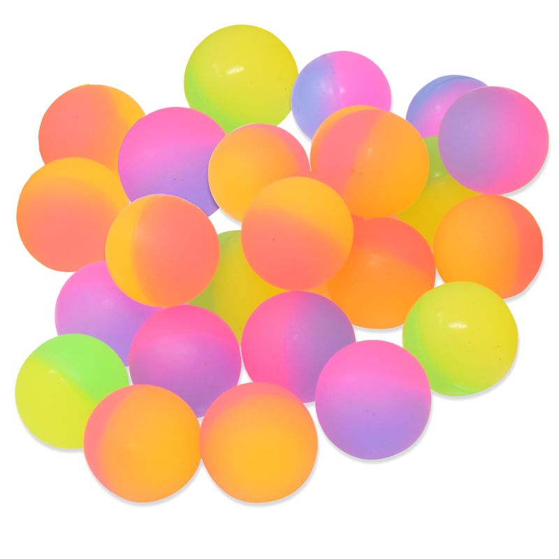 25 Bouncy Balls for Kids Party Favors | Frosted Colorful Bouncy Ball ...