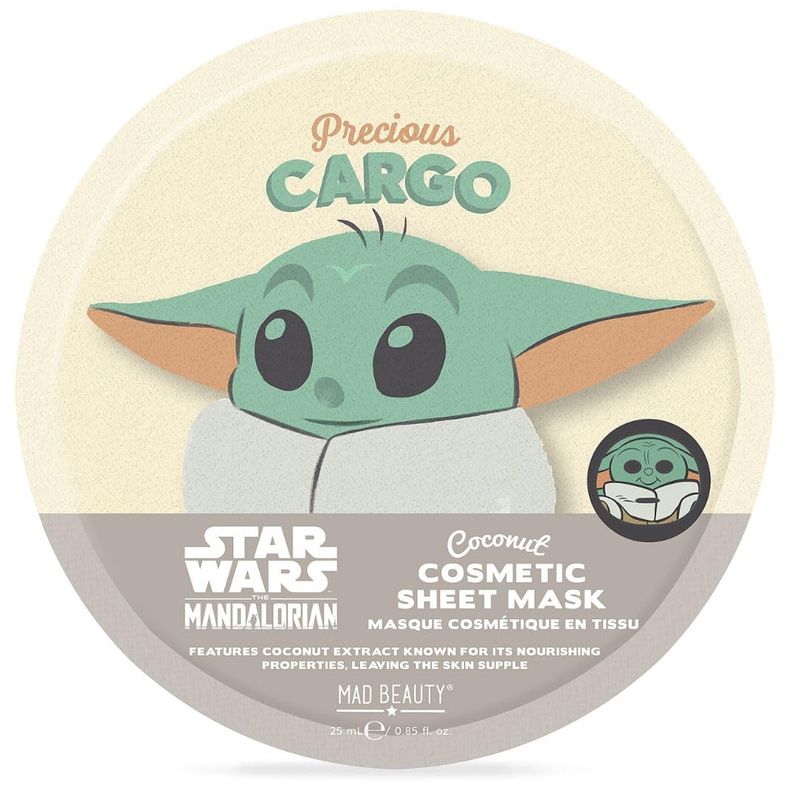 Star Wars Grogu Cosmetic Sheet Face Mask | MAD Beauty | Mandalorian the ...