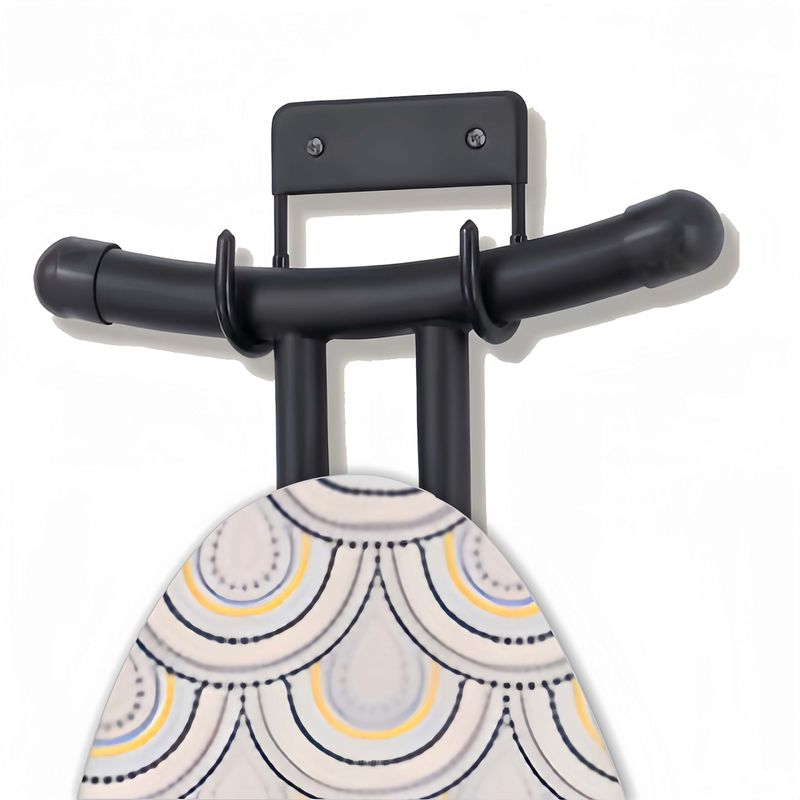 QMAHA Stainless Steel Wall Mount Ironing Board Holder, Wall Mounted ...