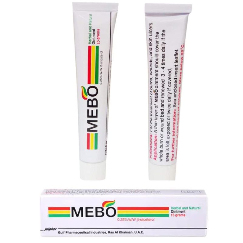 MEBO Burn Cream Skin Ointment Wound & Scar Care Fast First Aid Health ...