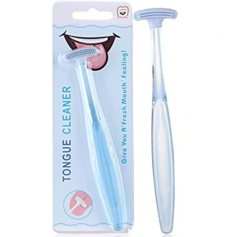 Soft Silicone Tongue Brush Cleaning The Surface of Tongue Oral Cleaning ...
