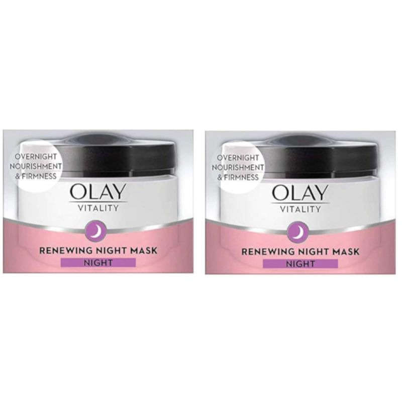 2 x Olay Vitality Renewing Night Mask Night 50ml - New In Box - Online ...