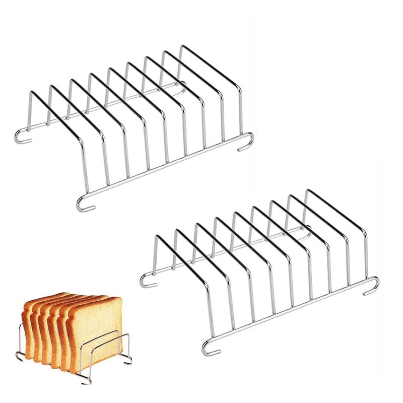 ANYUANKW 2 Stück Toastständer Edelstahl Scheibe Toast Rack Brot ...