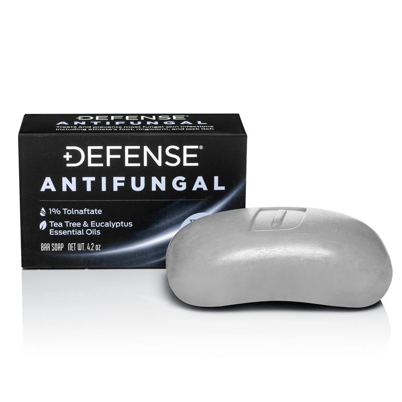 Defense Antifungal Bar Soap | Jock Itch, Ringworm, Athlete's Foot, Skin ...