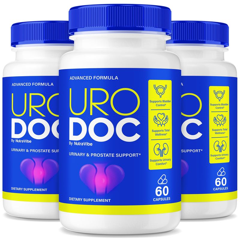 (3 Pack) Uro Doc – Premium UroDoc Prostate Support Formula with a Clean ...