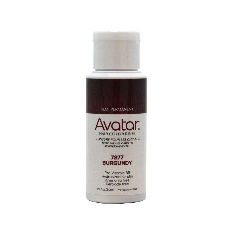 Avatar Semi Permanent Hair Color Rinse #7277 Burgundy, Change your hair ...