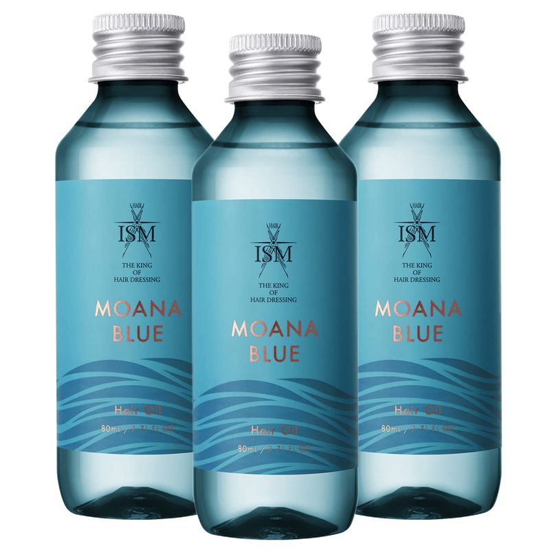 ISM Moana Blue Hair Oil, 2.8 fl oz (80 ml) (Set of 3) - Online Marketplace - EveryMarket