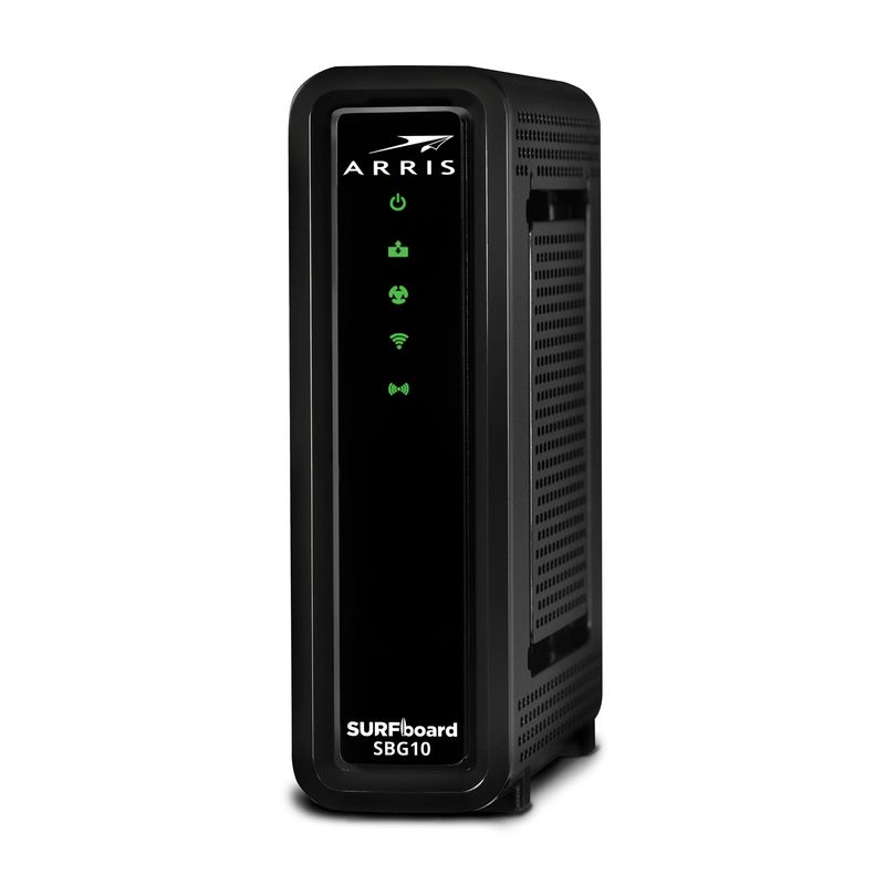 ARRIS Surfboard SBG10-RB DOCSIS 3.0 Cable Modem & AC1600 Dual Band Wi ...
