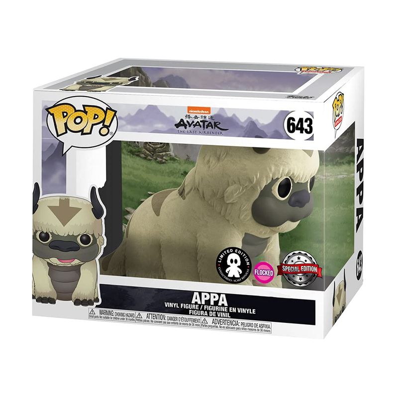 Funko Pop! Avatar The Last Airbender Appa 6 inch Flocked Exclusive Vinyl Figure - EveryMarket