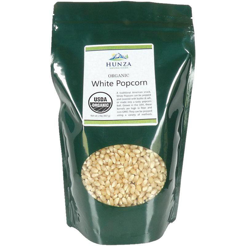 Hunza Organic White Popcorn (2-lbs) - Online Marketplace - EveryMarket