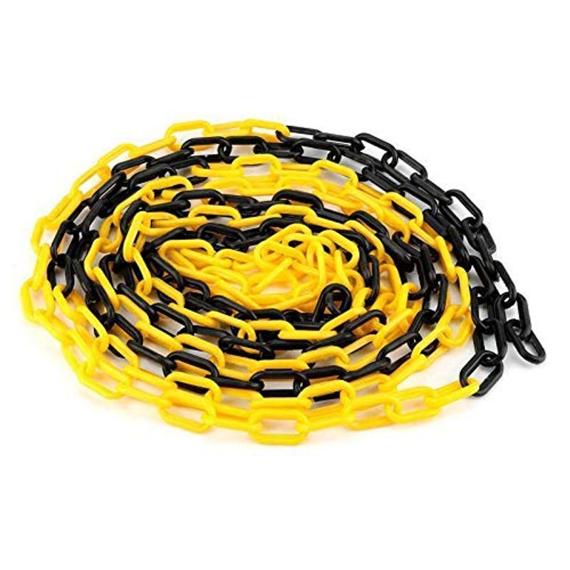Plastic Chain， 6mm x 5m Plastic Barrier Chain Link, Parking Space ...
