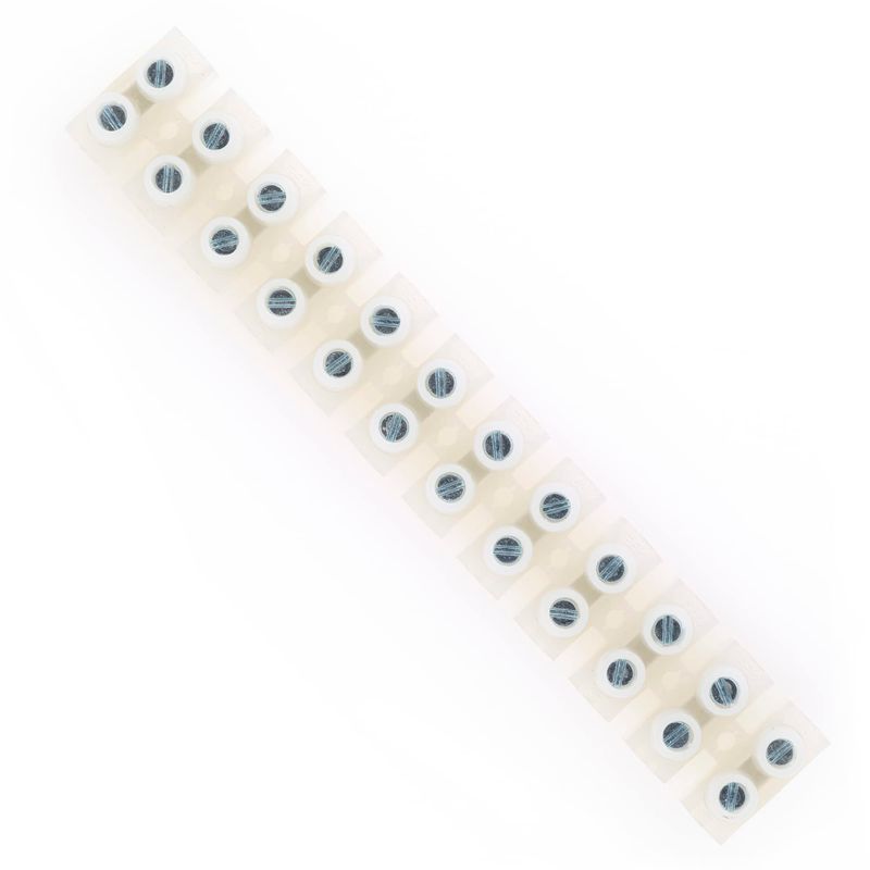 6a Amp Terminal Block 12 Way Connector Barrier Strip Chock Electrical Blocks Screw Connectors