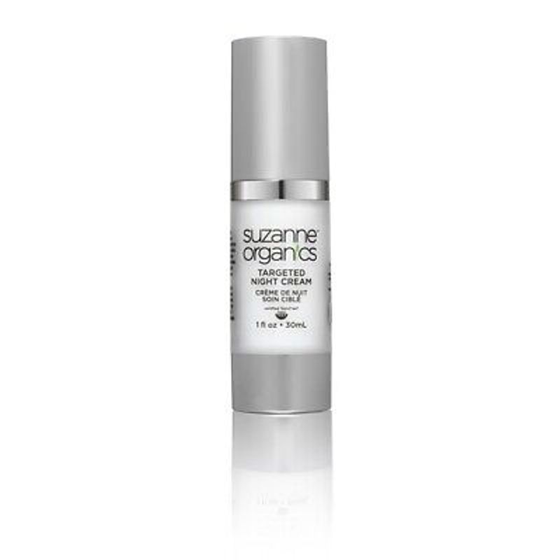 SUZANNE ORGANICS Targeted Night Cream 1 oz./30 ml. SUZANNE SOMERS - Online Marketplace - EveryMarket